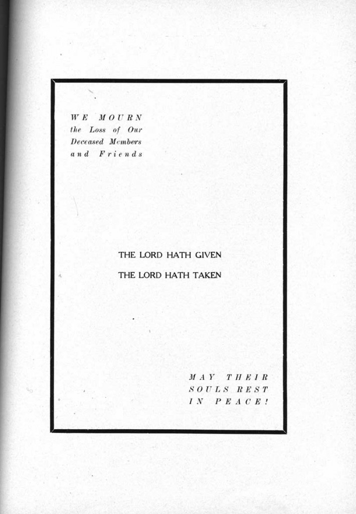 McCaul Synagogue Golden Anniversary (1938) – Section D – Bill Gladstone ...